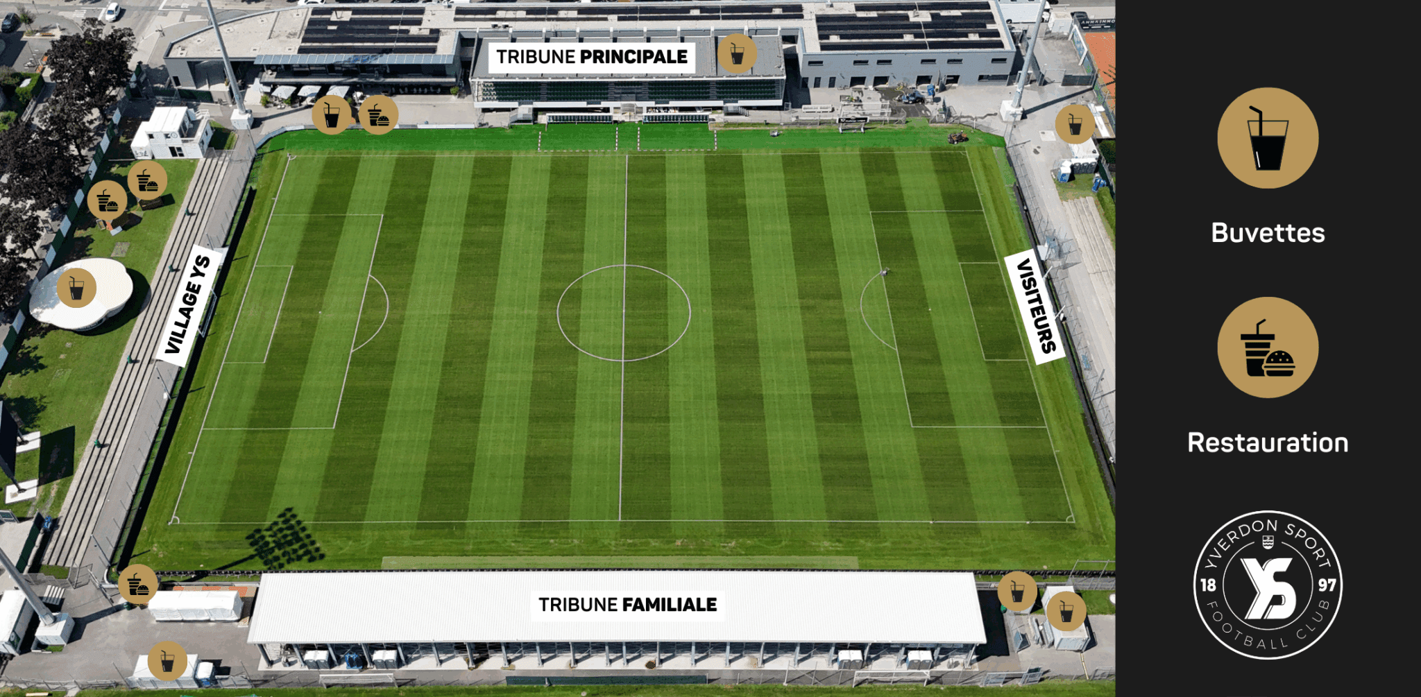 Stade Municipal | Yverdon Sport FC | Site officiel